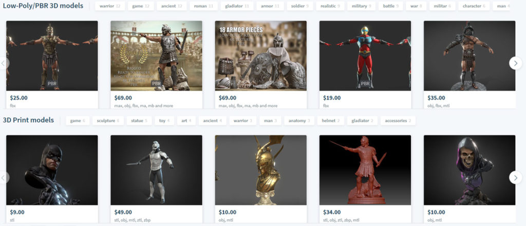 3D Models and Maya Scenes Download – Antonio Bosi 3D
